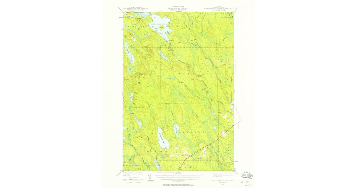 1940s Maps of Reed Plantation, ME | Pastmaps