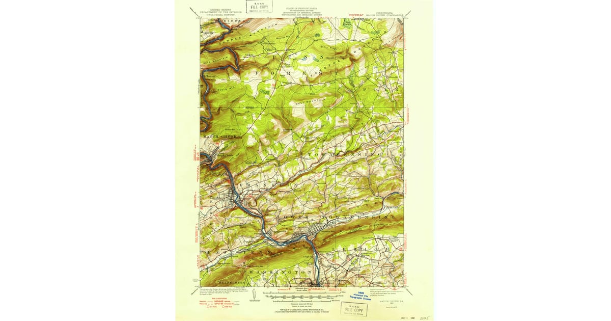 Old Maps of Indianland, Lehigh Township | Pastmaps