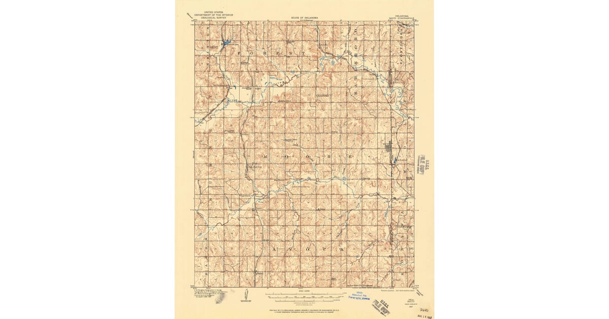 1900s (20th Century) Maps of Saint Louis, OK | Pastmaps