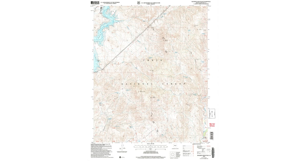 2004 Map of Maverick Mountain, Maricopa County, AZ — High-Res | Pastmaps