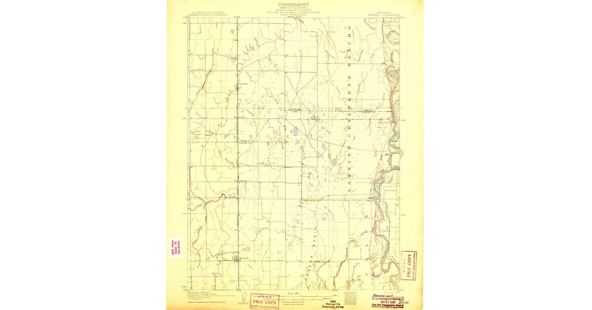 1906 Map of Maxwell, CA — High-Res | Pastmaps