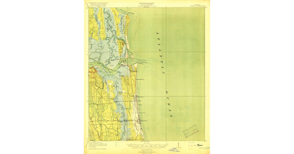 Old Maps of Neptune Beach, FL | Pastmaps