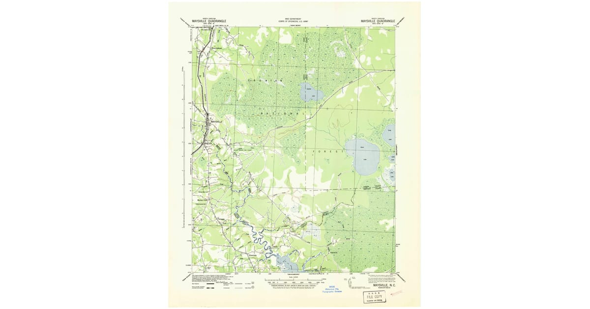 Old Maps of Chadwick, NC | Pastmaps