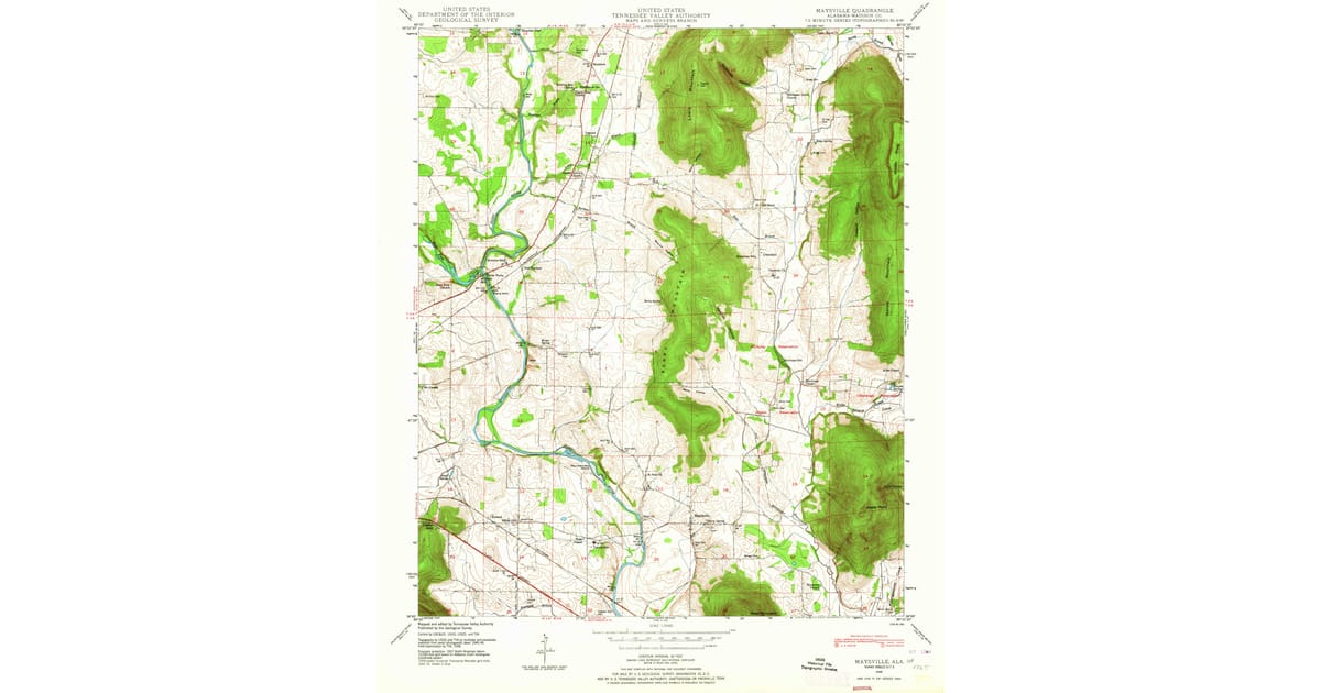 1940s Maps of Bridge's Subdivision, Madison County | Pastmaps