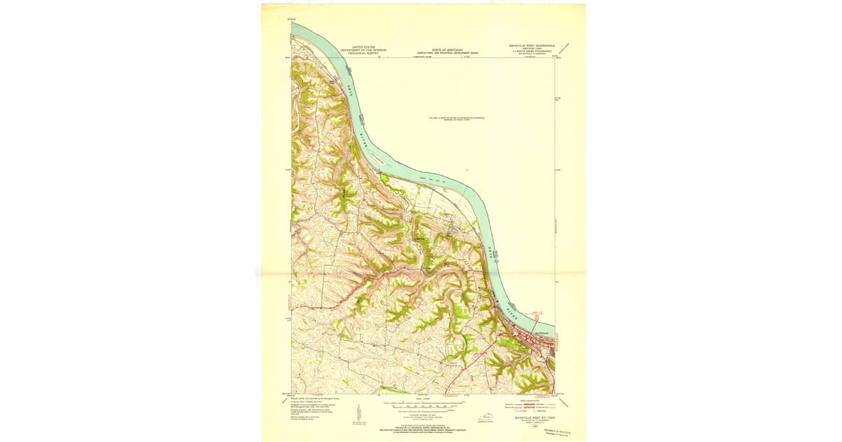 1950s Maps of Ripley, OH | Pastmaps