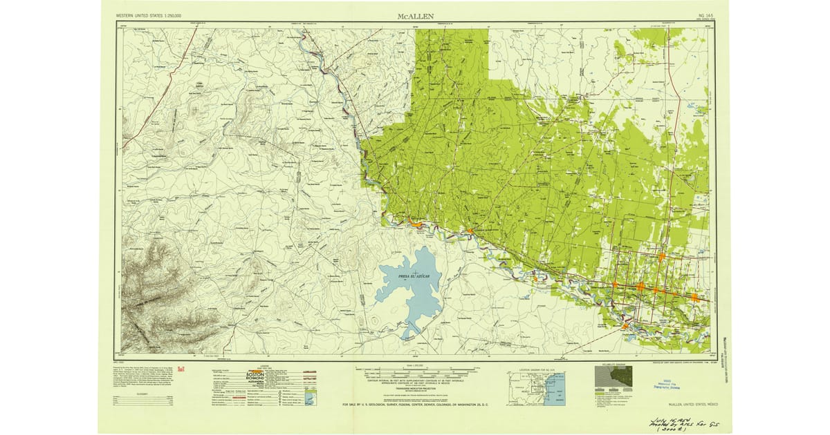 Old Maps of Harding Gill Tract Colonia, TX | Pastmaps