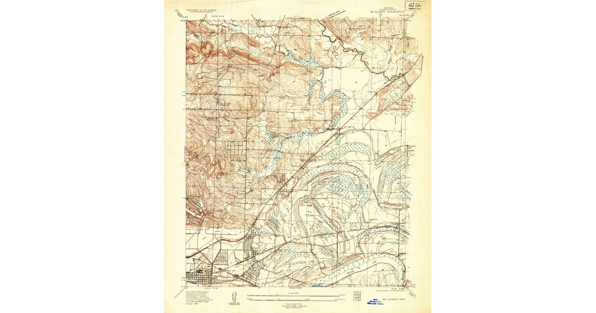 1930s Maps of Eureka Garden, AR | Pastmaps