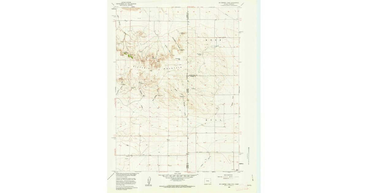 1960s Maps of Scotts Bluff County, NE | Pastmaps