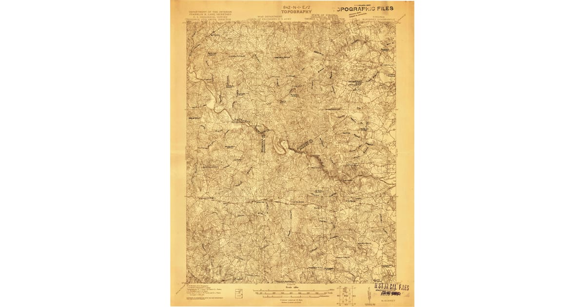 Old Maps of Pleasant Shade, VA | Pastmaps