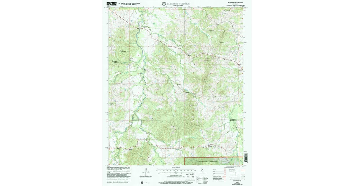 2000-2009 Maps of Claiborne County, MS | Pastmaps