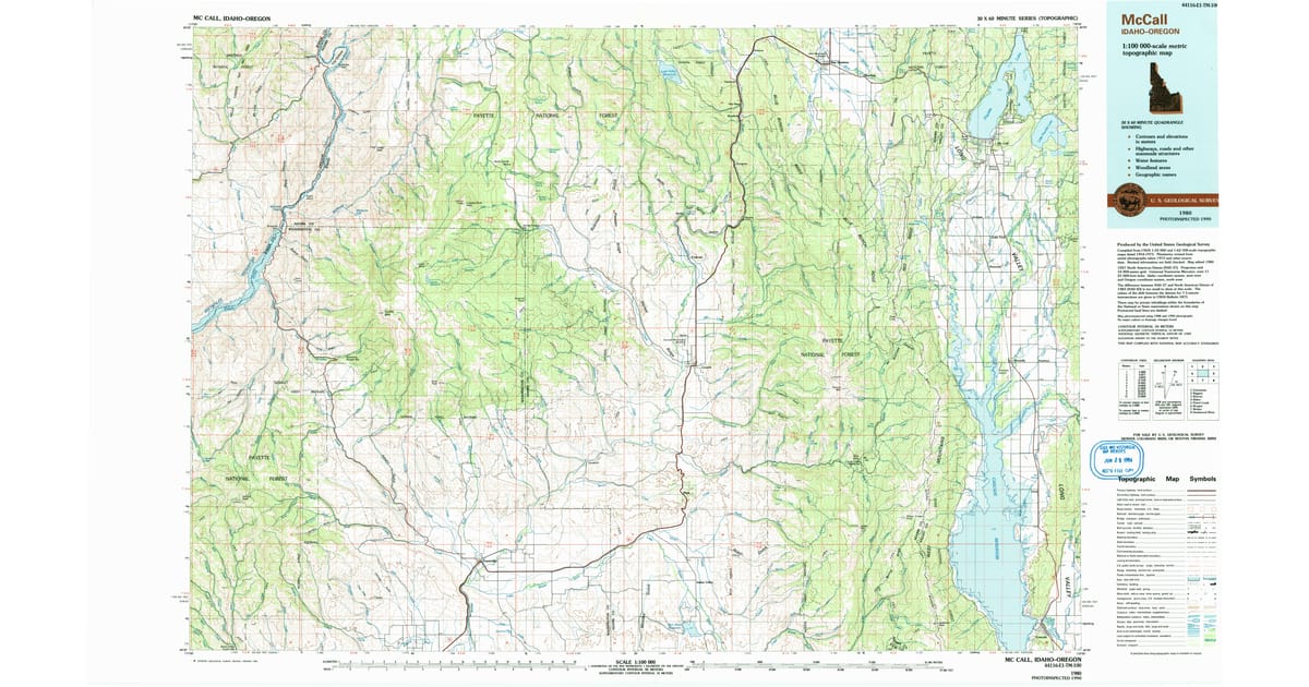 1980s Maps of Council, ID | Pastmaps