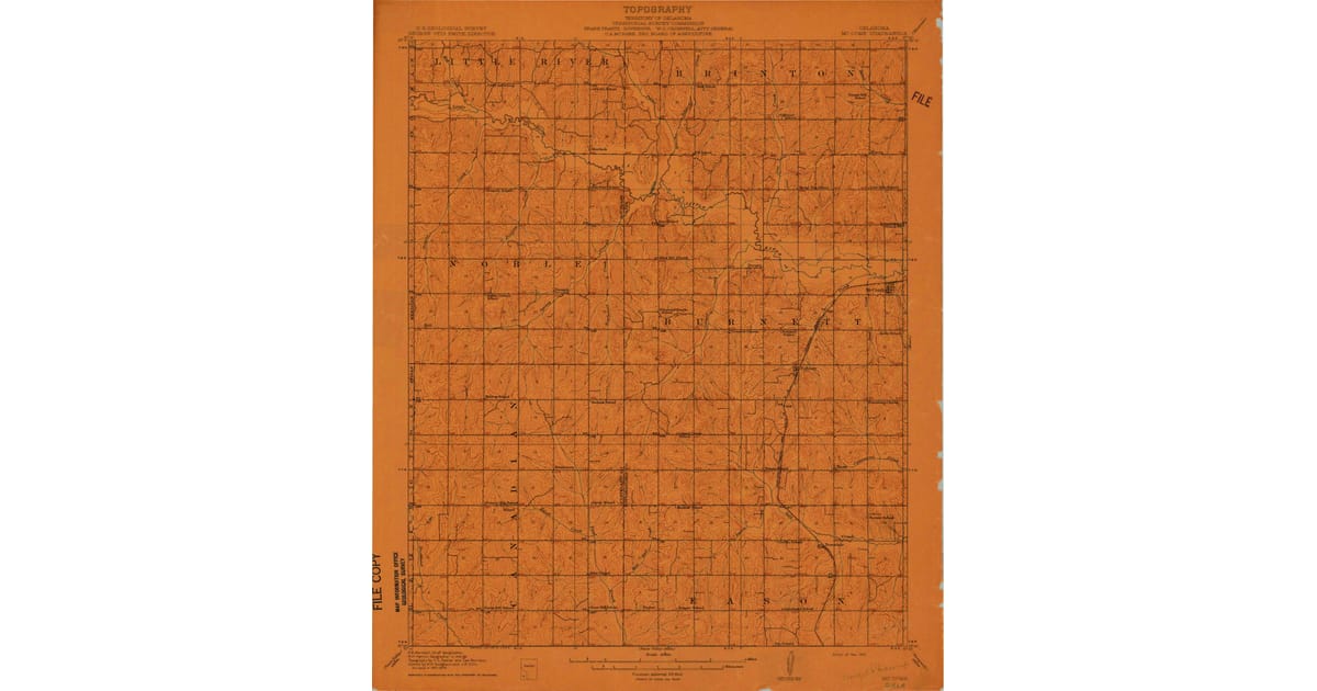 1910s Maps of Oklahoma | Pastmaps