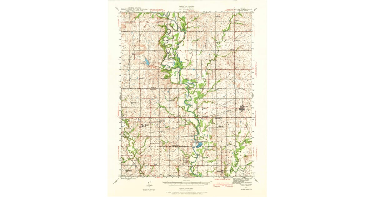 1940s Maps of Labette County, KS | Pastmaps