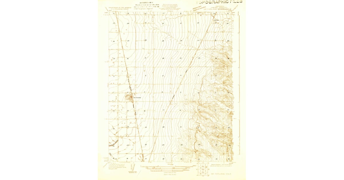 Old Maps of McFarland, CA | Pastmaps