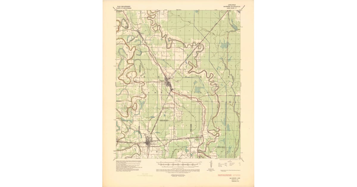 1900s (20th Century) Maps of Baxter, AR | Pastmaps