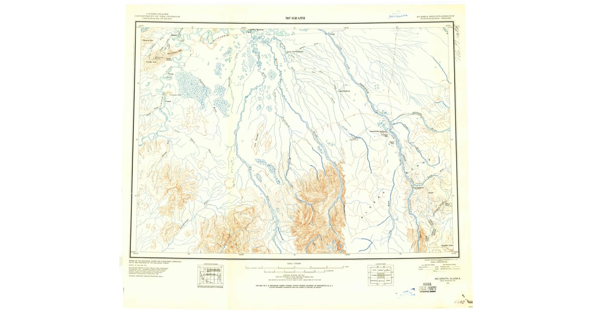 1949 Map of McGrath, AK — High-Res | Pastmaps