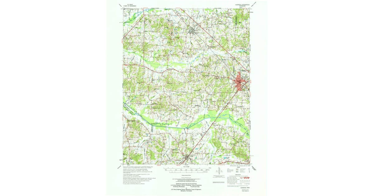 1977 Map of McKenzie, TN — High-Res | Pastmaps