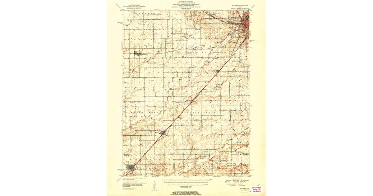 1950s Maps of Atlanta, IL | Pastmaps