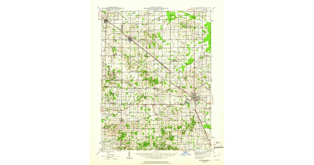 Old Maps of Macedonia, IL for Genealogy | Pastmaps