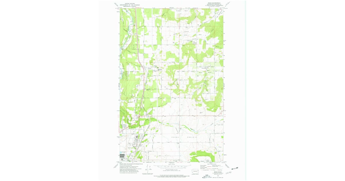 1970s Maps of Mead, WA | Pastmaps