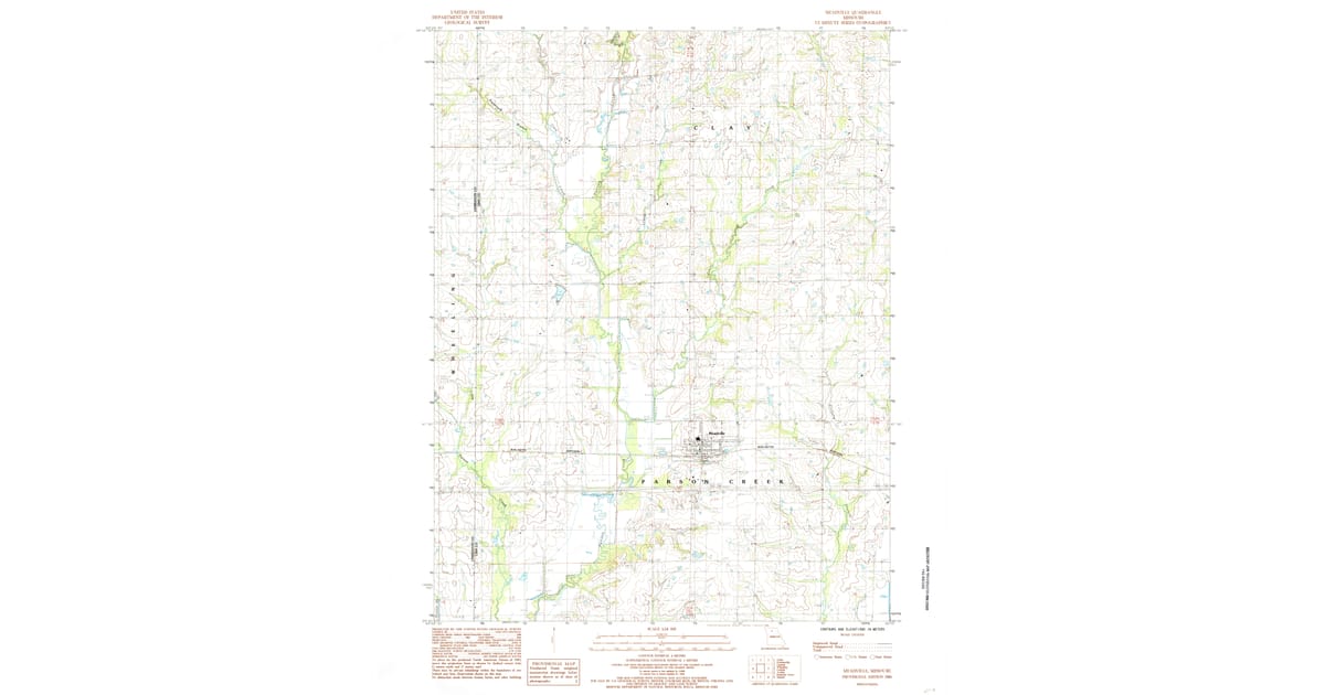 1984 Map of Meadville, MO — High-Res | Pastmaps