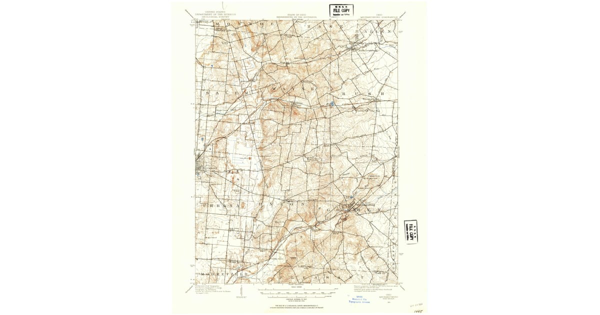 Old Maps of Highland Hills, OH for Metal Detecting | Pastmaps