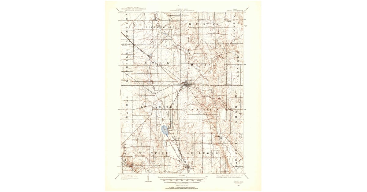 Old Maps of Lodi, OH for Genealogy | Pastmaps