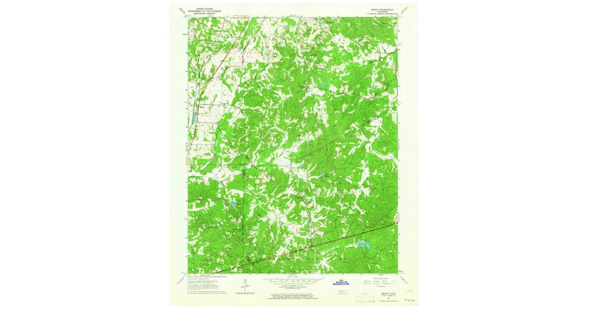 1960s Maps of Chester County, TN | Pastmaps