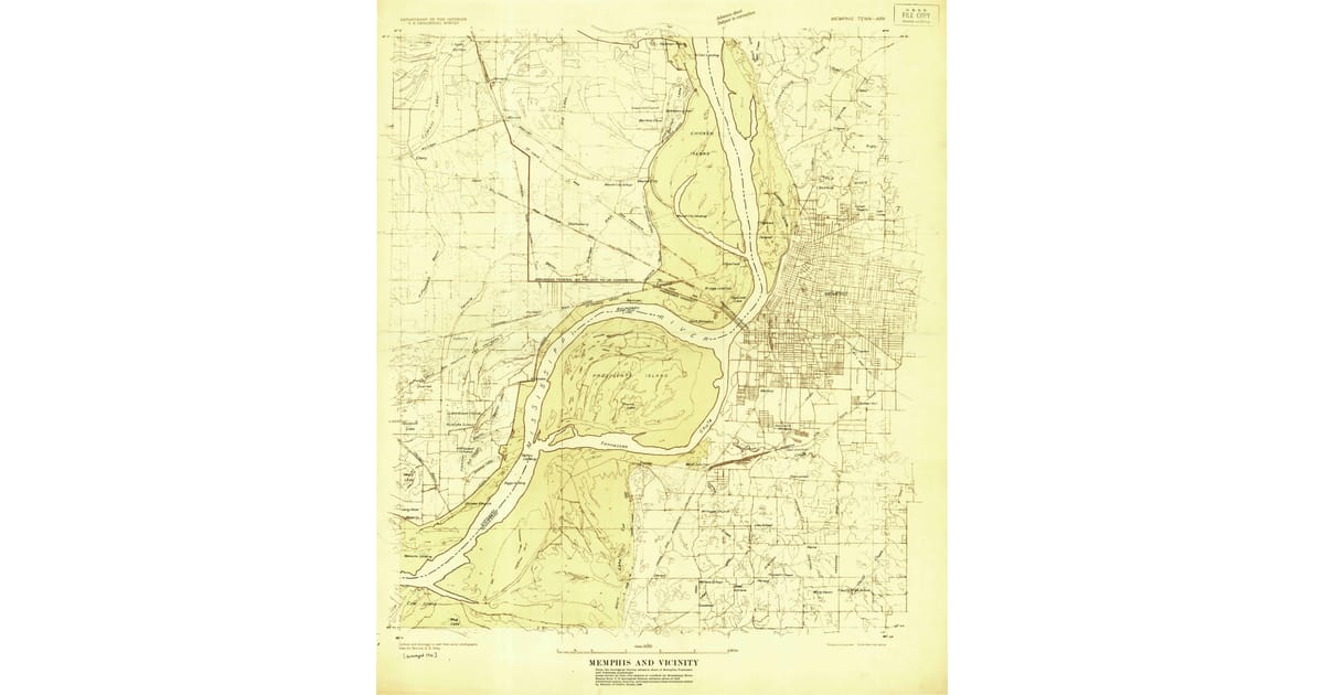 1920s Maps of Blanton, West Memphis | Pastmaps