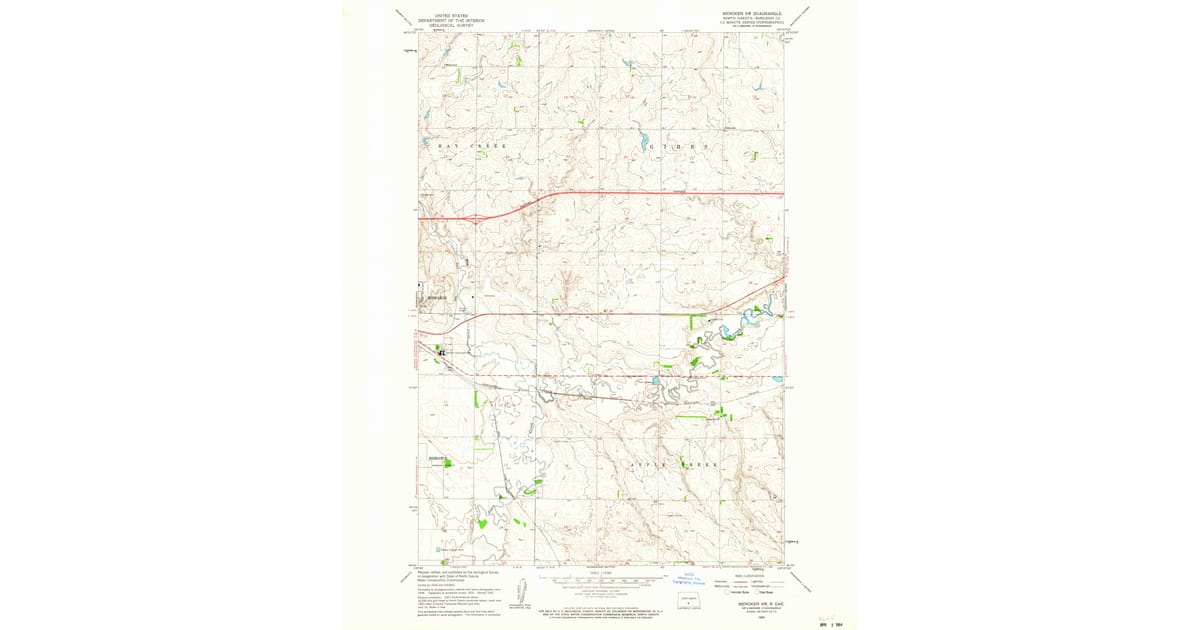 1960s Maps of Bismarck, ND | Pastmaps