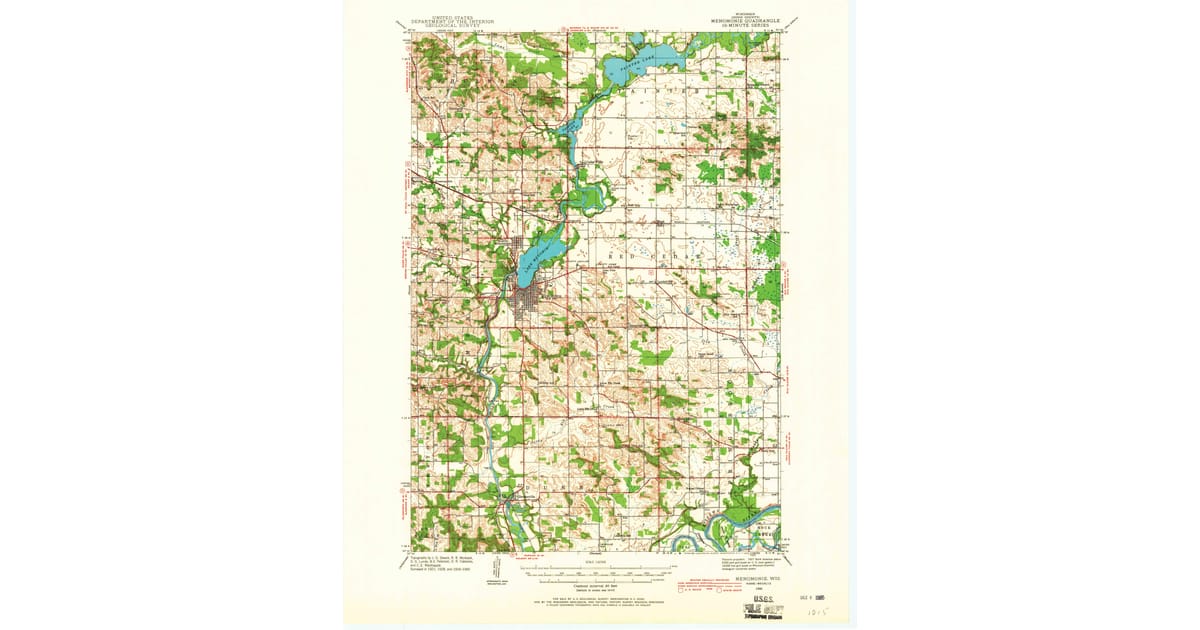 Old Maps of Menomonie, WI | Pastmaps