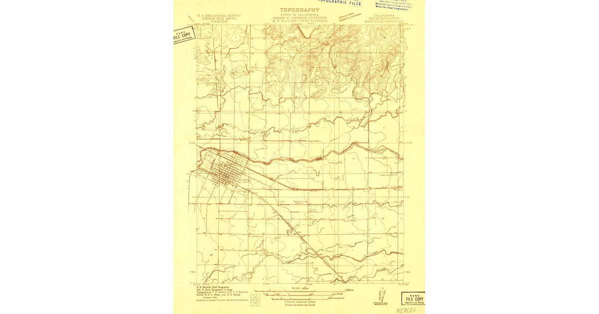 Old Maps of Merced, CA | Pastmaps