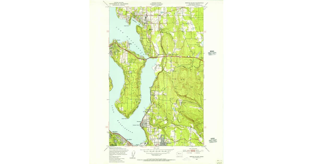 1950s Maps of Renton, WA | Pastmaps