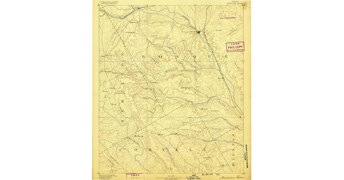 Old Maps of Bosque County, TX | Pastmaps