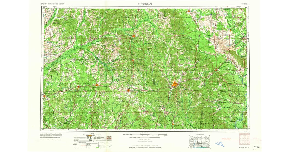 1960s Maps of Forest, MS | Pastmaps