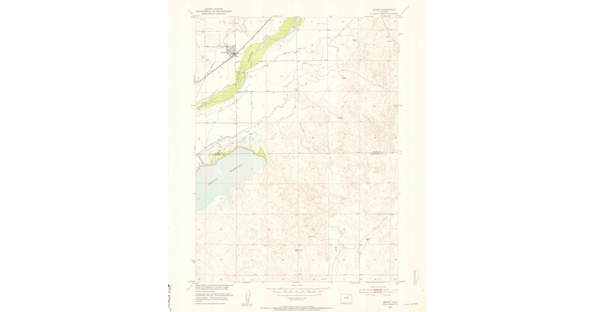 Old Maps of Merino, CO | Pastmaps