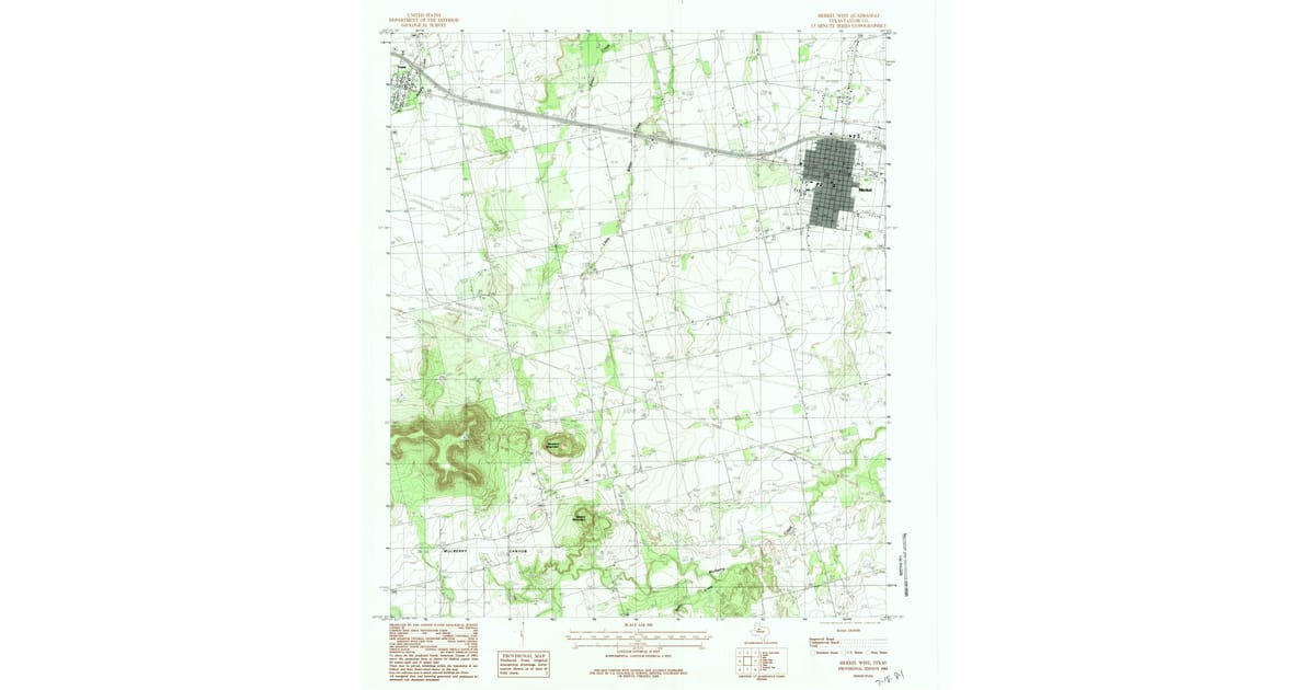 1980s Maps of Taylor County, TX | Pastmaps