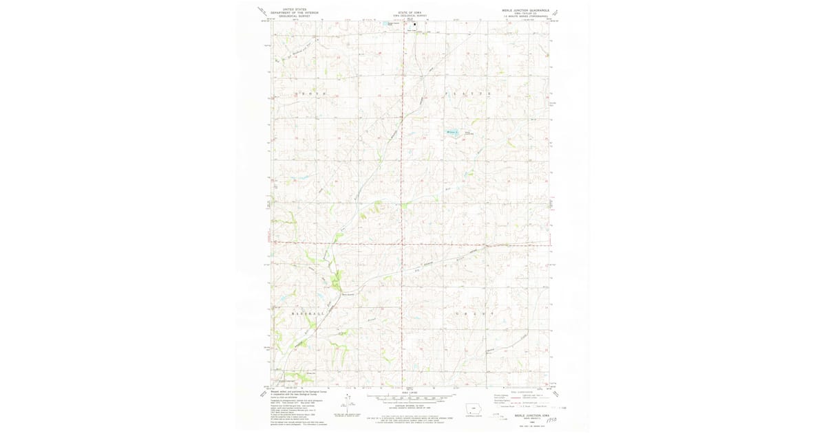 1980s Maps of Clearfield, IA | Pastmaps