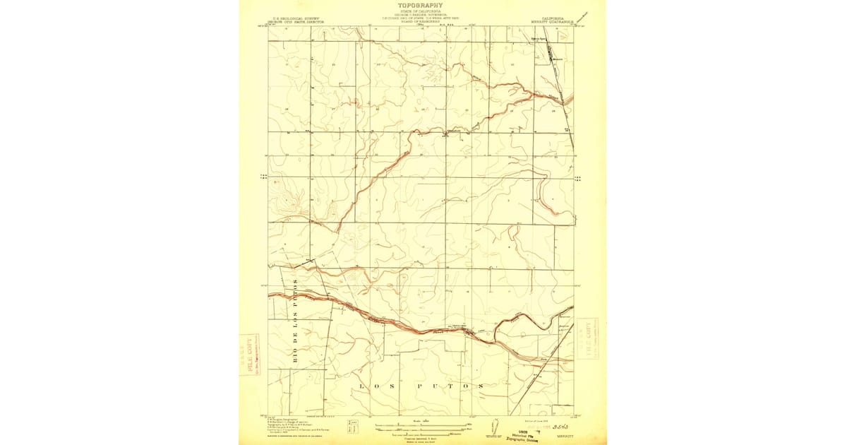 1915 Map of Merritt, Yolo County, CA — High-Res | Pastmaps
