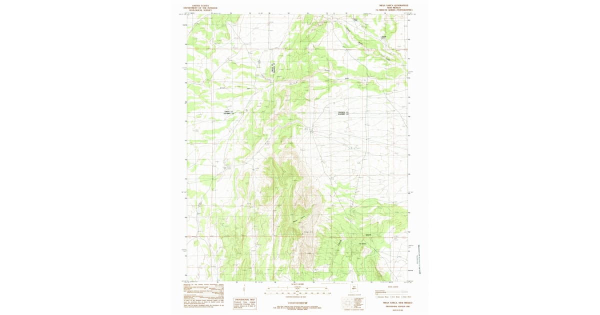 1980s Maps of Valencia County, NM | Pastmaps