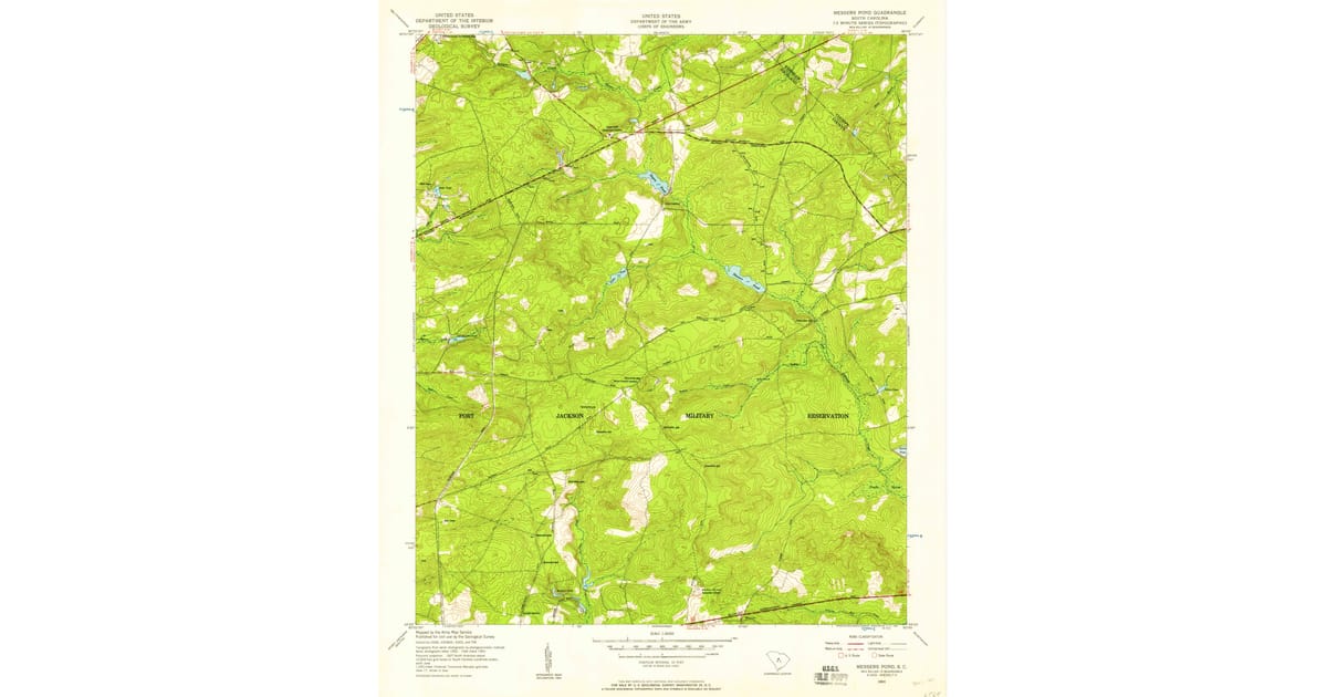 1950s Maps of Columbia, SC | Pastmaps
