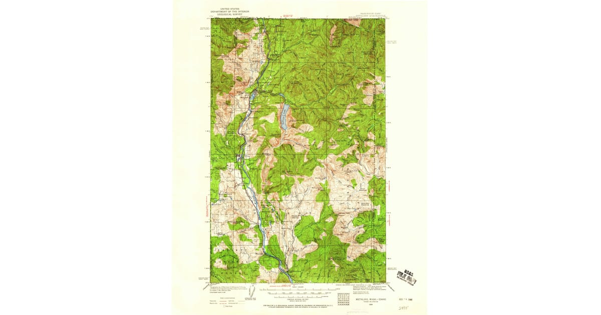 Old Maps of Pend Oreille Village, WA | Pastmaps