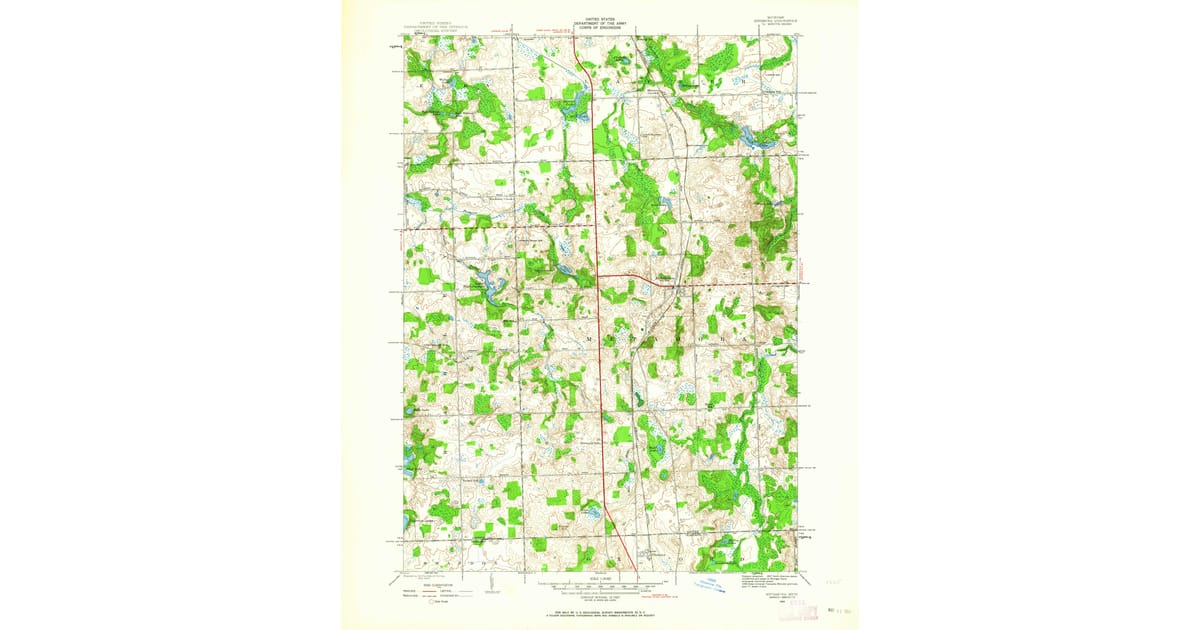 Old Maps of Metamora Township, MI | Pastmaps