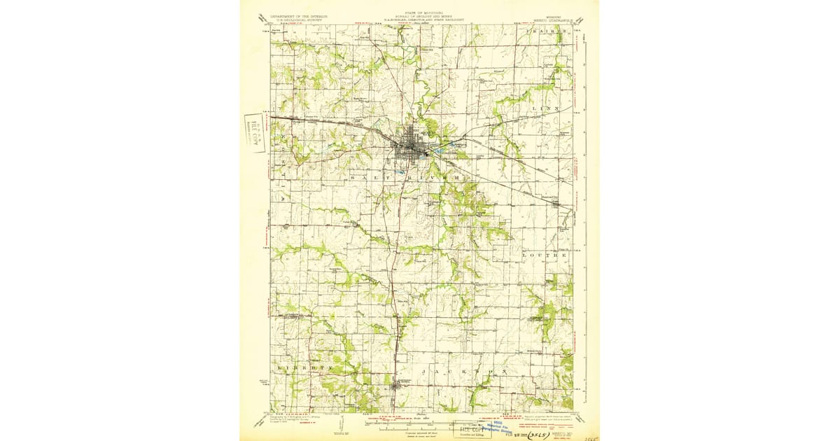 1930s Maps of Audrain County, MO | Pastmaps