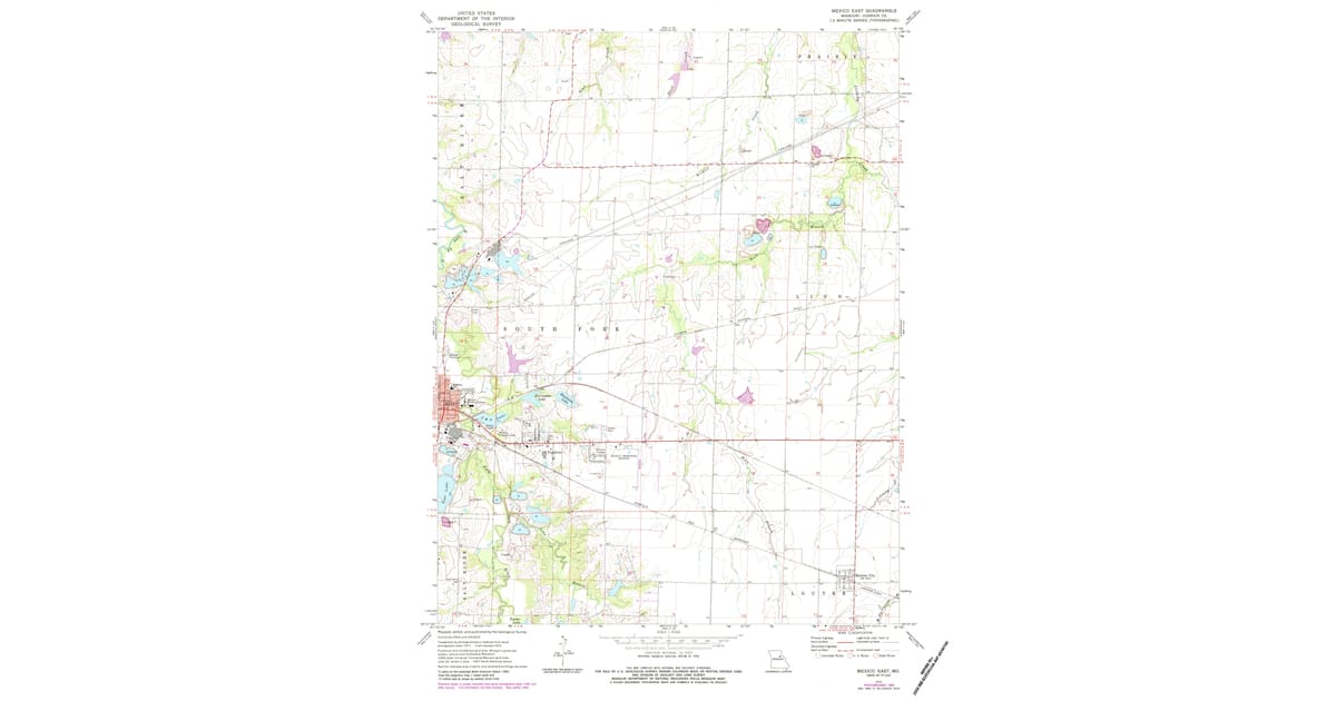 1970s Maps of Audrain County, MO | Pastmaps