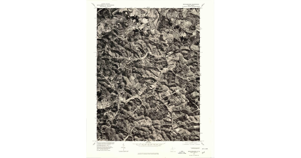 1970s Maps of Wick, WV | Pastmaps