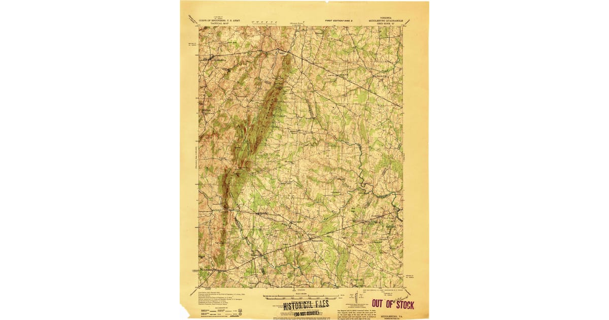 1930s Maps of Crossman Creek, Prince William County | Pastmaps