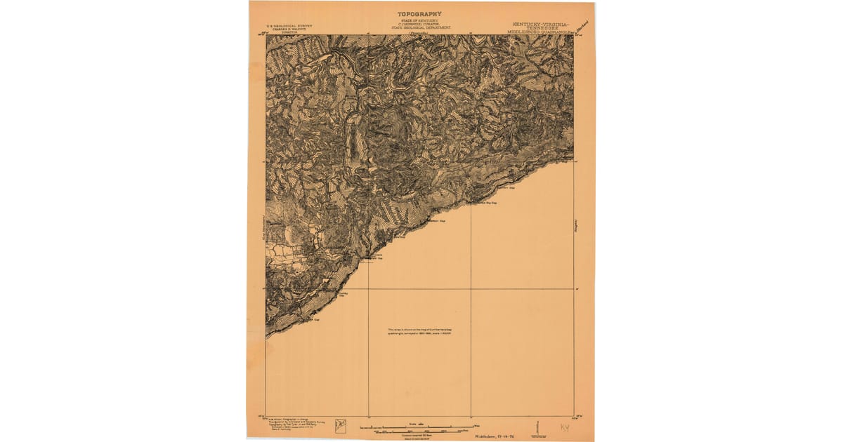 1903 Map of Middlesboro, Bell County, KY — High-Res | Pastmaps