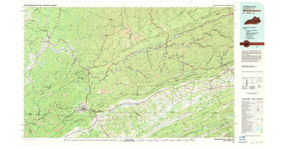 1970s Maps of Beverly, KY | Pastmaps