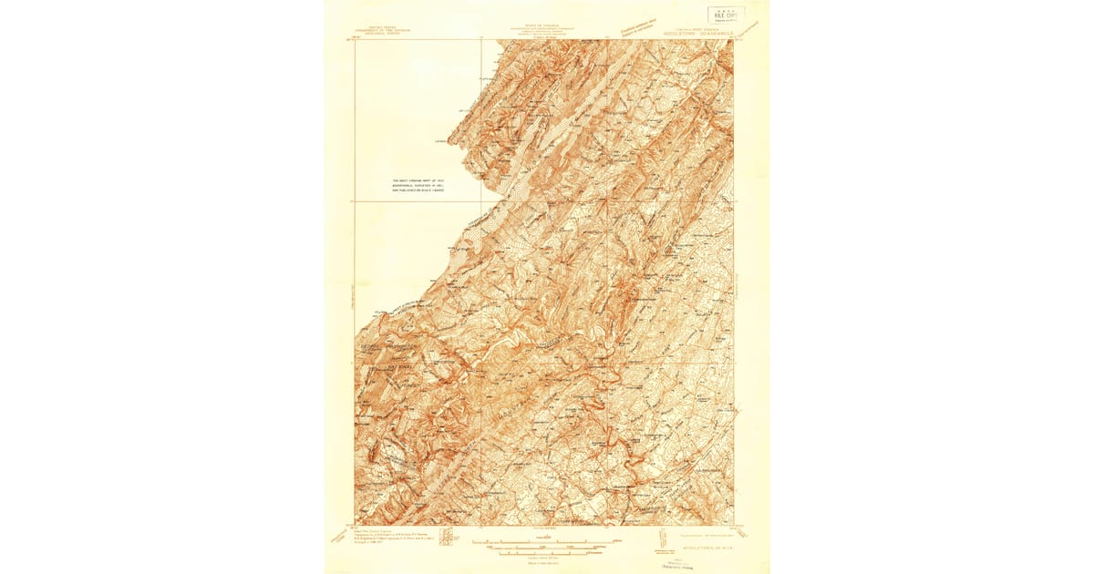 1930s Maps of Lebanon Church, VA | Pastmaps